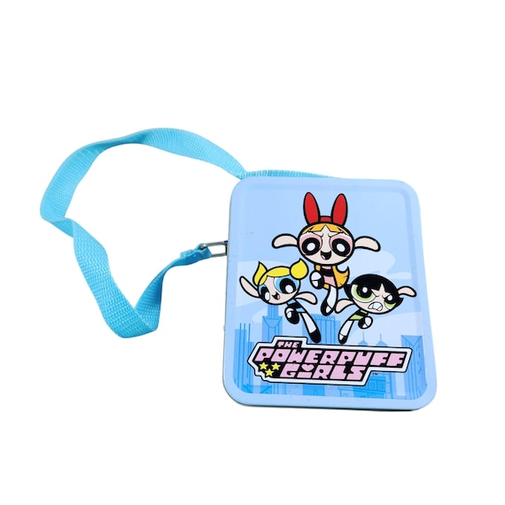 Powerpuff Girls Blue Graphic Print Mini Box Tin Shoul… - Gem