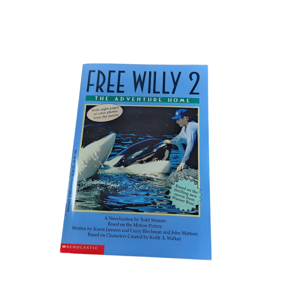 Free Willy II Movie Novelization Paperback Movie Tie in Book With Color ...