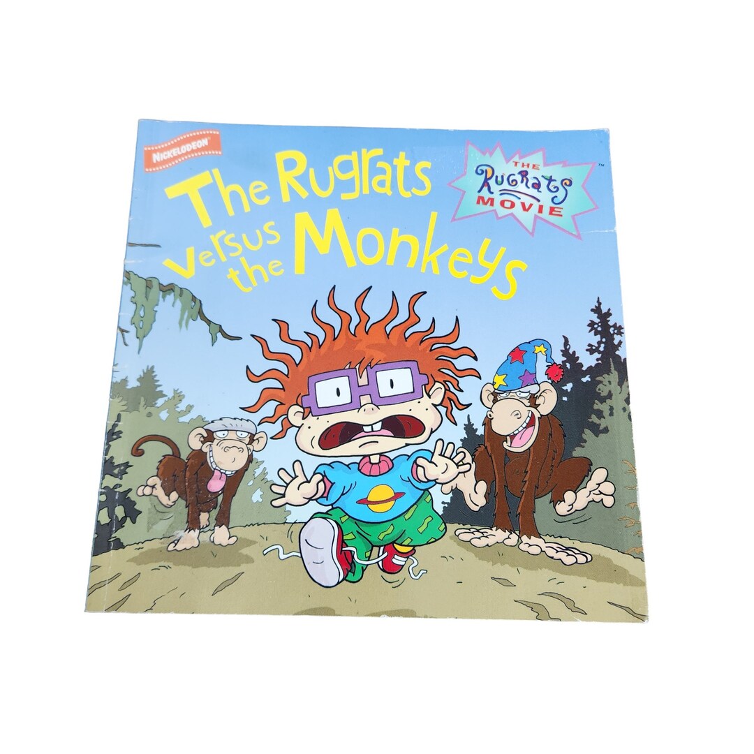 Rugrats VS the Monkeys Paperback 90s Nickelodeon Cartoon Vintage P1412 ...