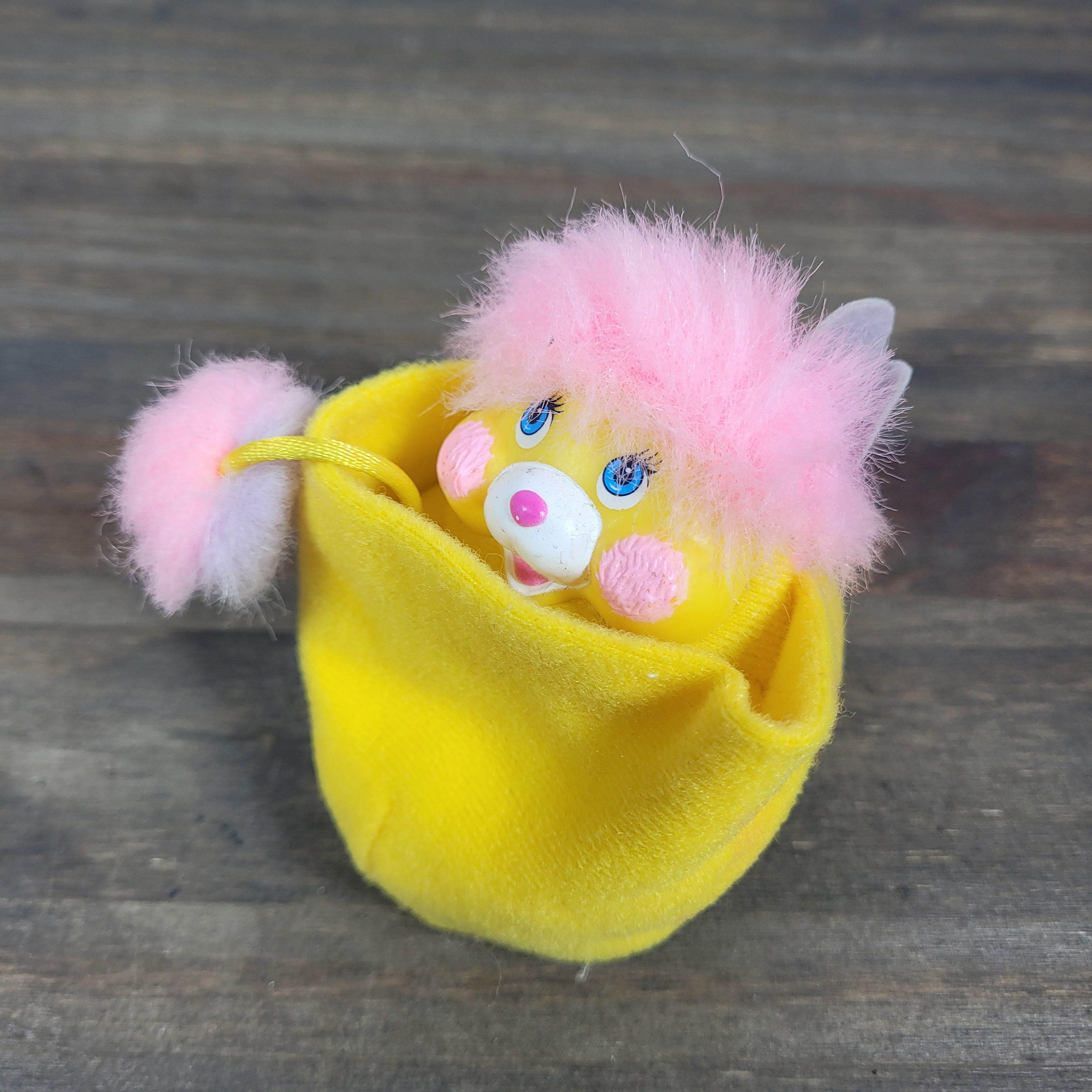 Popples Pocket Plush Potato Chip Yellow 3 Mini Vtg 80s - Etsy