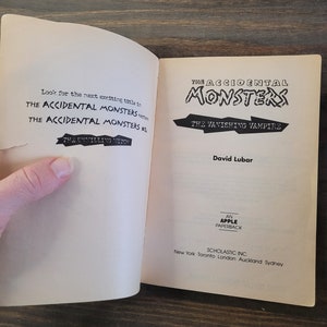 The Accidental Monsters the Vanishing Vampire Wavering Warewolf Hidden ...