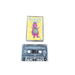 Barney's Favorites Vol 1 Cassette Tape Vtg 1993 Purple Dinosaur ...