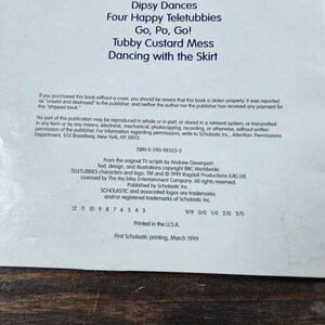 Teletubbies It's Tubby Bedtime Scholastic Paperback 1999 P2190 - Etsy ...