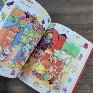 MUPPET BABIES BOOKS Word Book Hardcover Jim Henson Fozzie Weekly Reader ...