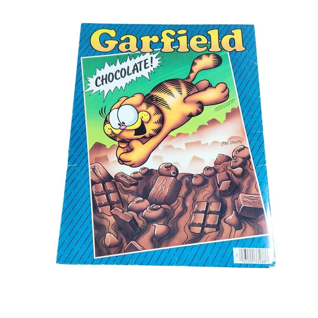 Garfield Folder Vintage Chocolate 1978 Jim Davis Mead Sb9 - Etsy
