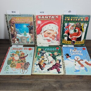 HOLIDAY Little GOLDEN Books Build A Book Bundle Collection Choose ...