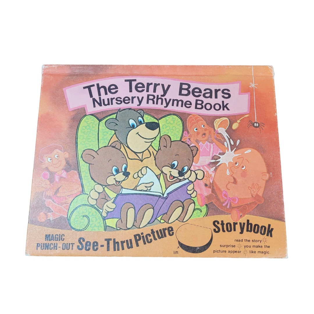 The Terry Bears Nursery Rhyme Book Punch-out See-thru Childrens Flip ...