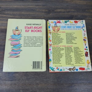 START RIGHT ELF Books Build a Lot Choose Titles Vintage Rand Mcnally ...