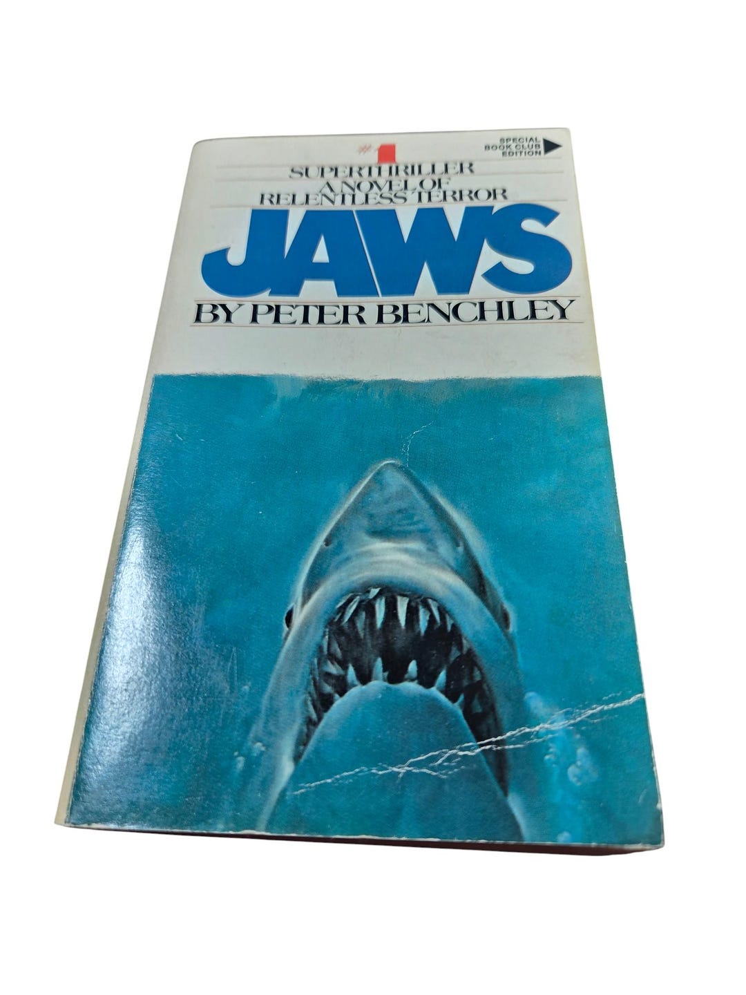Jaws by Peter Benchley 1974 Vintage Paperback 5248 - Etsy