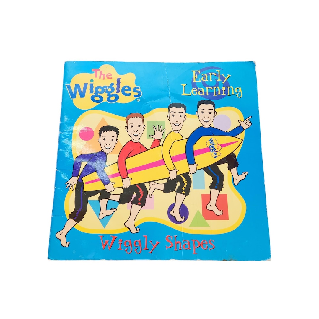 The Wiggles Wiggly Shapes Paperback Picture Book Vintage 2004 P2276 - Etsy