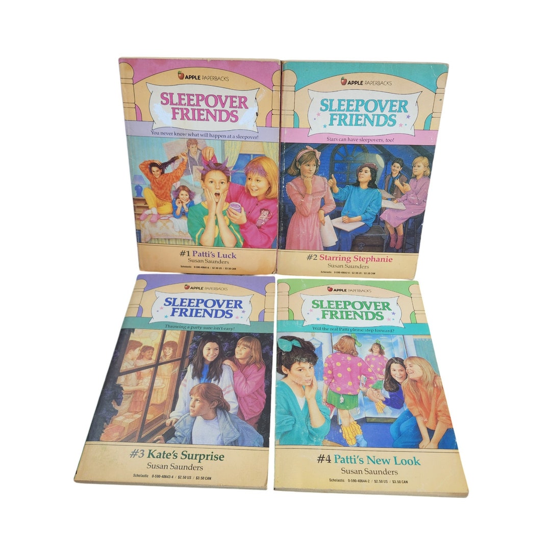 Sleepover Friends Series Books 1-4 by Susan Saunders Books 80s Young ...