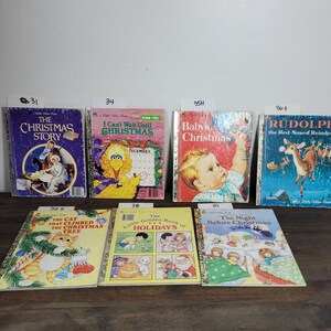 HOLIDAY Little GOLDEN Books Build A Book Bundle Collection Choose ...