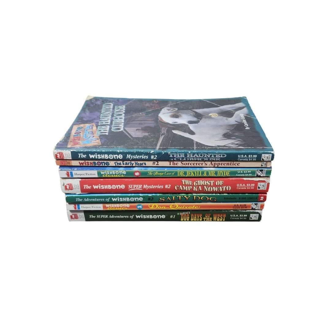 Wishbone the Dog Mysteries Adventures Series Books Paperbacks Bundle ...