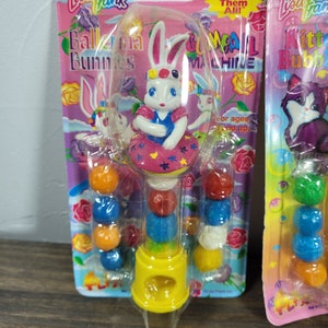 Flix Lisa Frank Bubble Gum Gumball Machine Candy Container Bundle Lot ...