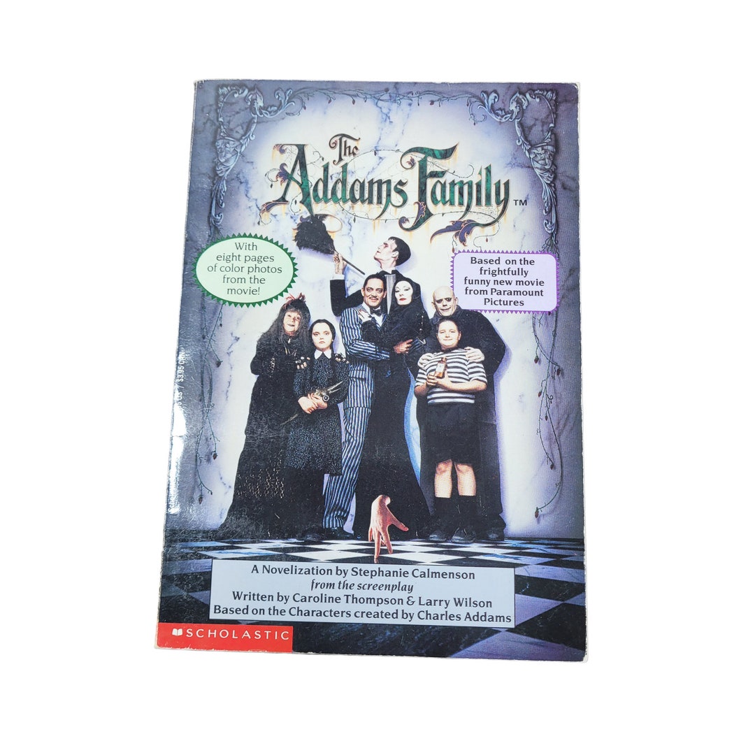The Addams Family Vintage Book 1991 Novelization Film Photos - Etsy