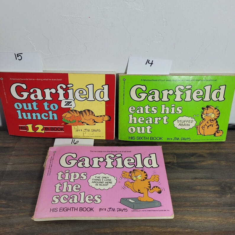GARFIELD COMIC BOOKS Build a Book Lot Choose Titles by Jim Davis 80s ...