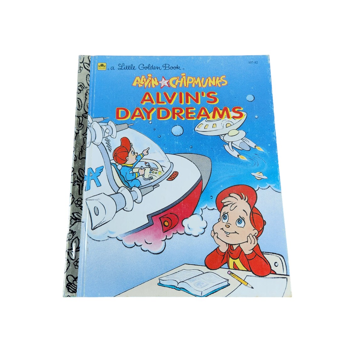 Alvin and the Chipmunks Alvin's Daydream Golden Book 80s Cartoon ...