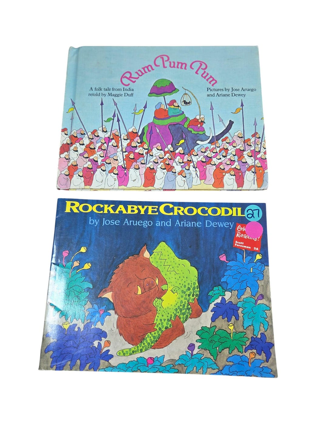 Maggie Duff Jose Aruego Rum Pum Rockabye Crocodile Bundle Lot of 2 ...