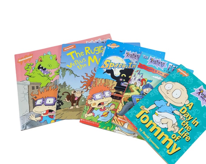 The Rugrats 90s Nickelodeon Cartoon Paperback Picture Book Bundle Lot ...