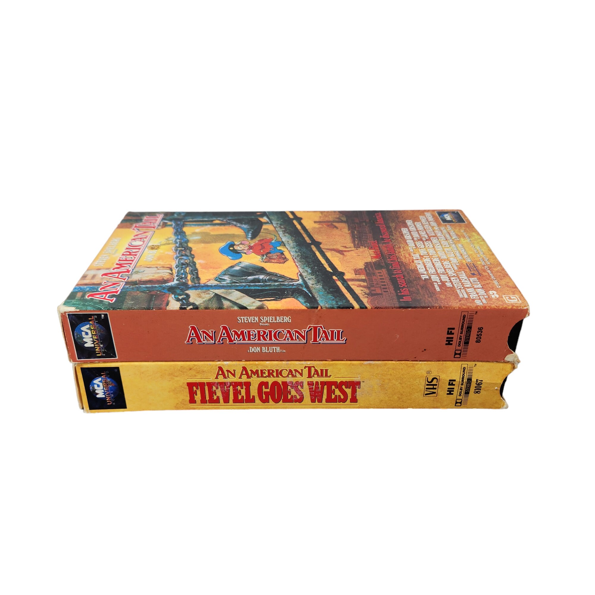 An American Tail Fievel Goes West VHS Book Bundle Lot of 5 PL707 - Etsy