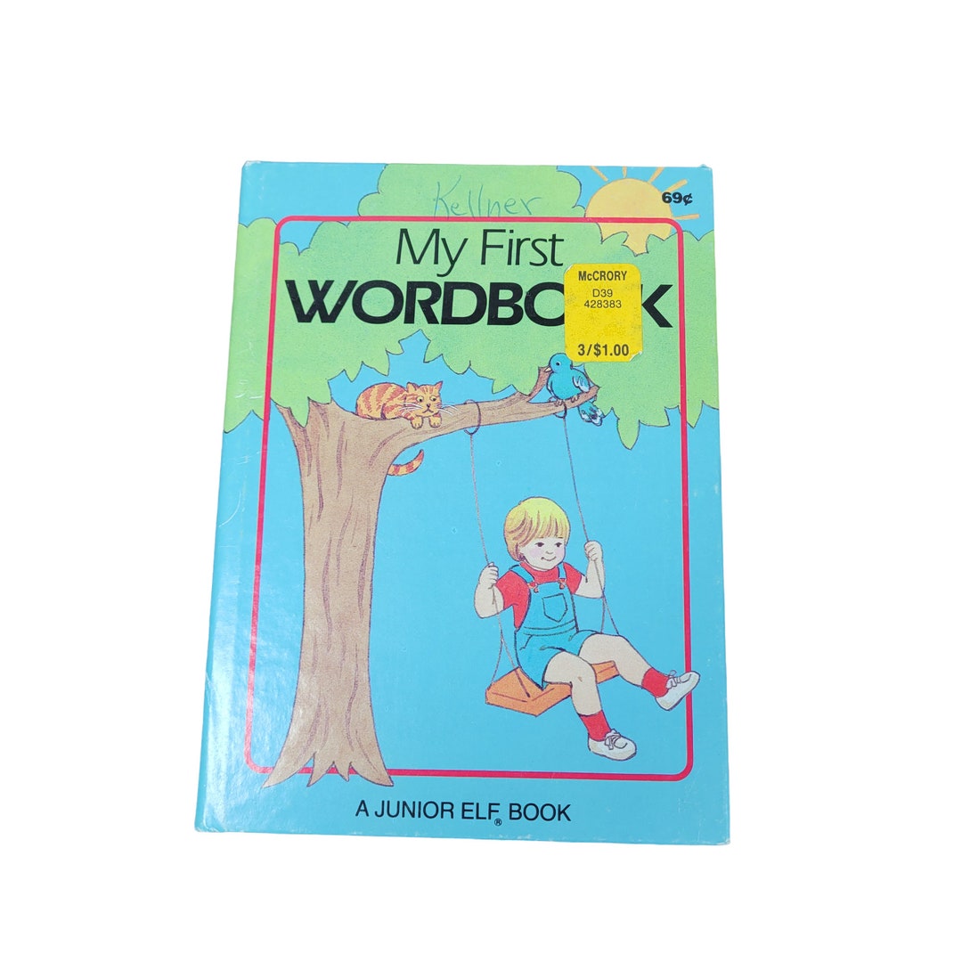 My First Word Book Childrens Picture Book Junior Elf Book E132 - Etsy