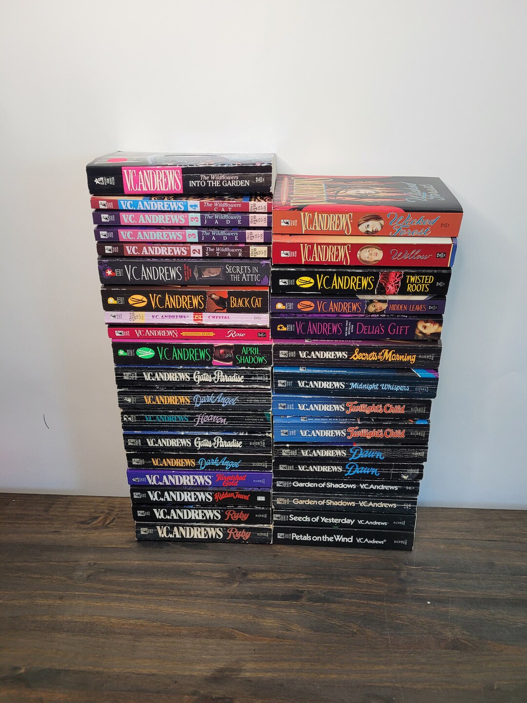 VC ANDREWS V.C. 1ST First Edition Keyhole Covers Build a Book Lot ...