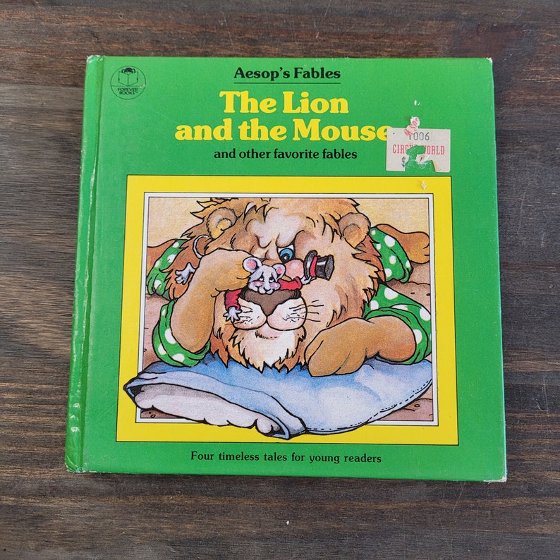 The Lion and the Mouse Aesop's Fables and Other Favorite - Etsy