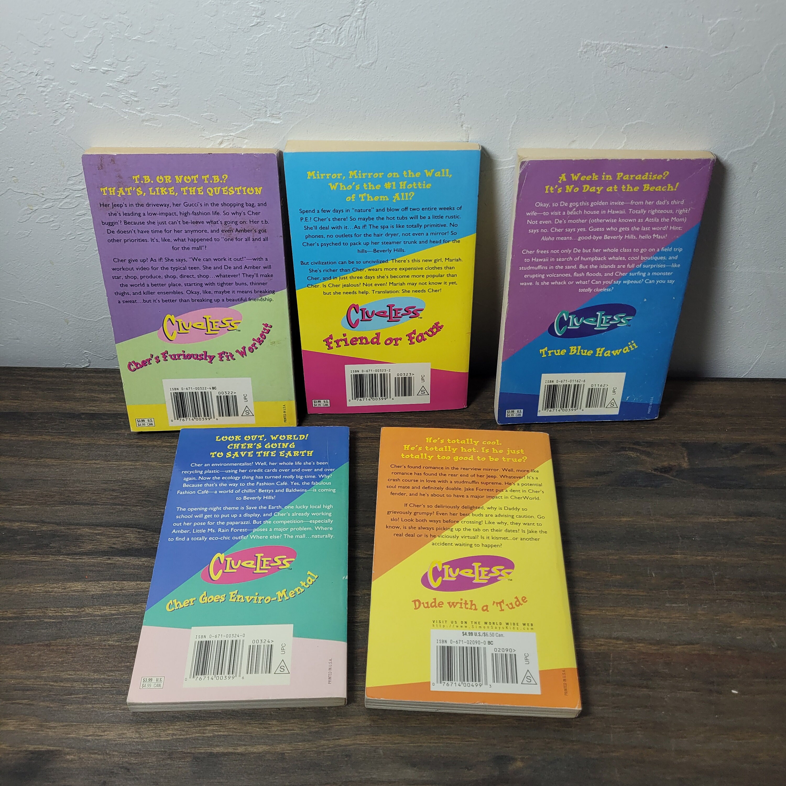 CLUELESS Build a Book Set Choose Titles Tie in Novelization Movie ...