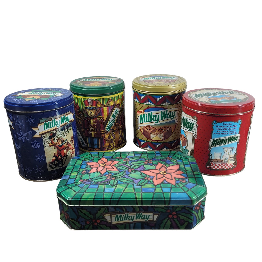 Milky Way Mars Tin Candy Bars Tin Canister Build a Collection Choose ...