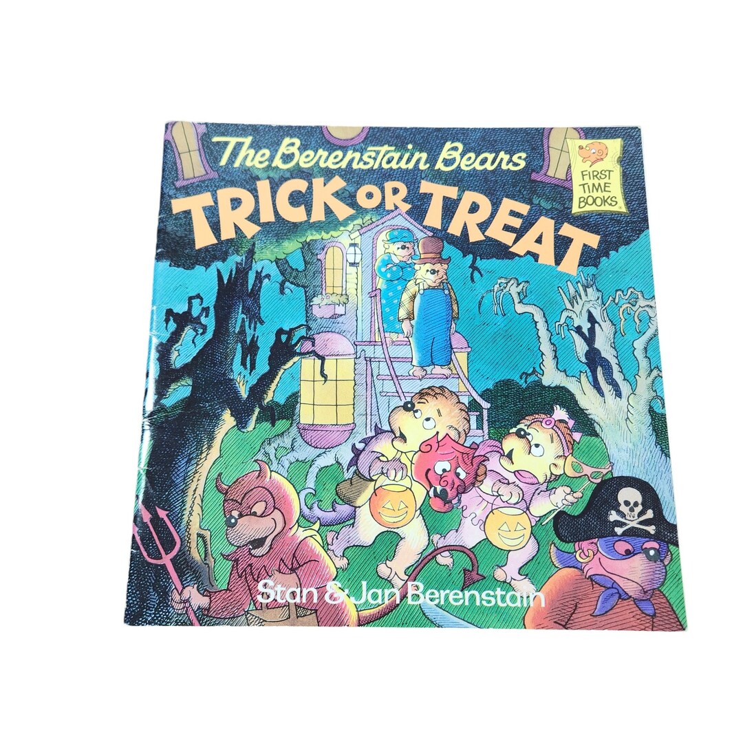 The Berenstain Bears Trick or Treat Softcover Picture Book Vintage ...