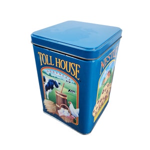 Nestle Morsels Food Container Tin Canister Advertising Metal Empty - Etsy