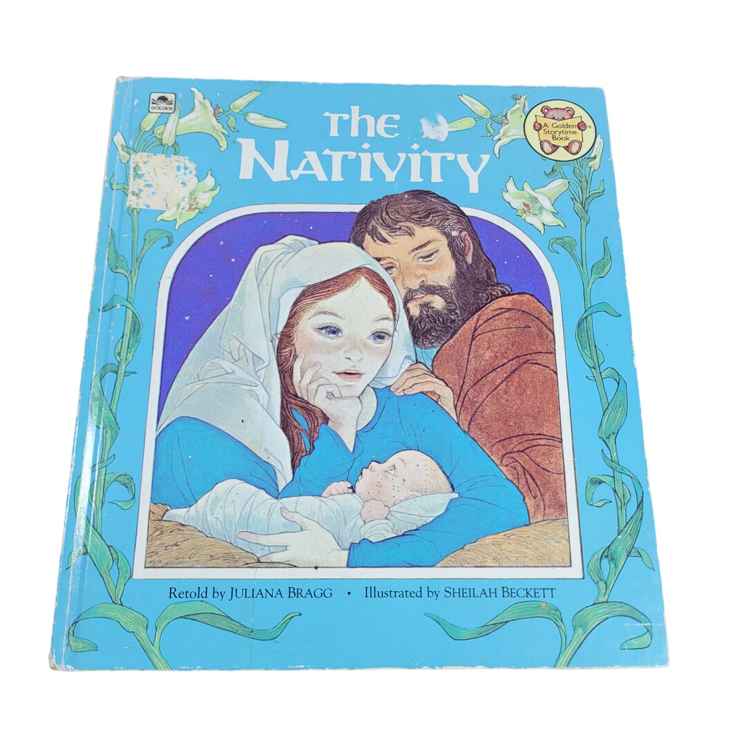 The Nativity Barbara Bragg Christmas Children's Golden Press Book 1982 ...