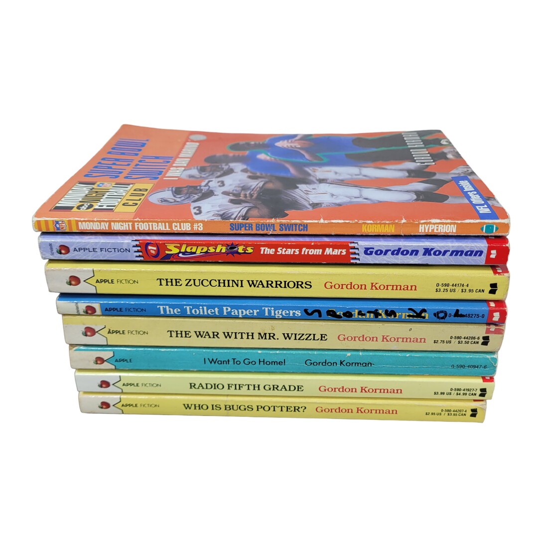 GORDON KORMAN Choose Titles Paperback Books Radio Fifth Grade I Want to ...