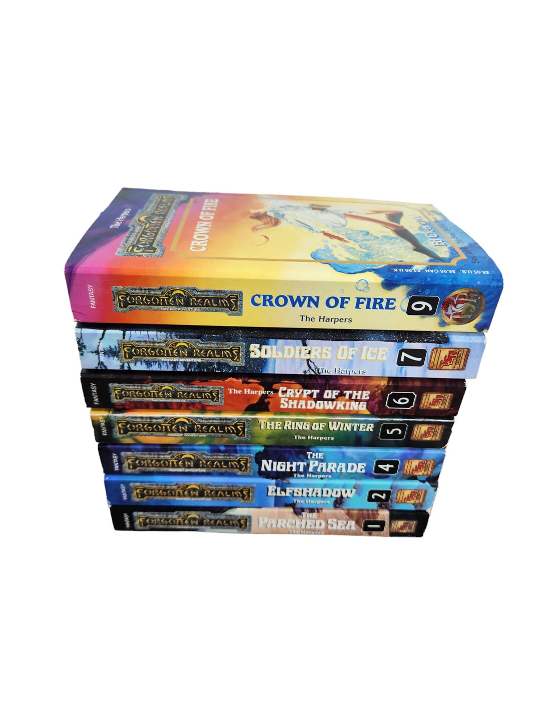 Forgotten Realms the Harpers Books Set D&D Dungeons and Dragons ...