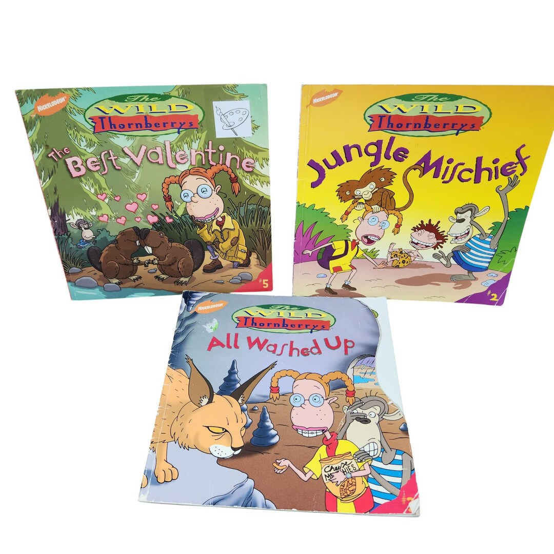 Nickelodeon Nicktoons the Wild Thornberrys Children's Book 2000 Y2K ...