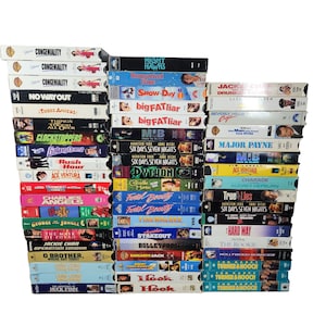 Action Adventure Comedy VHS CHOOSE TITLES Video Cassette Tapes Movies ...