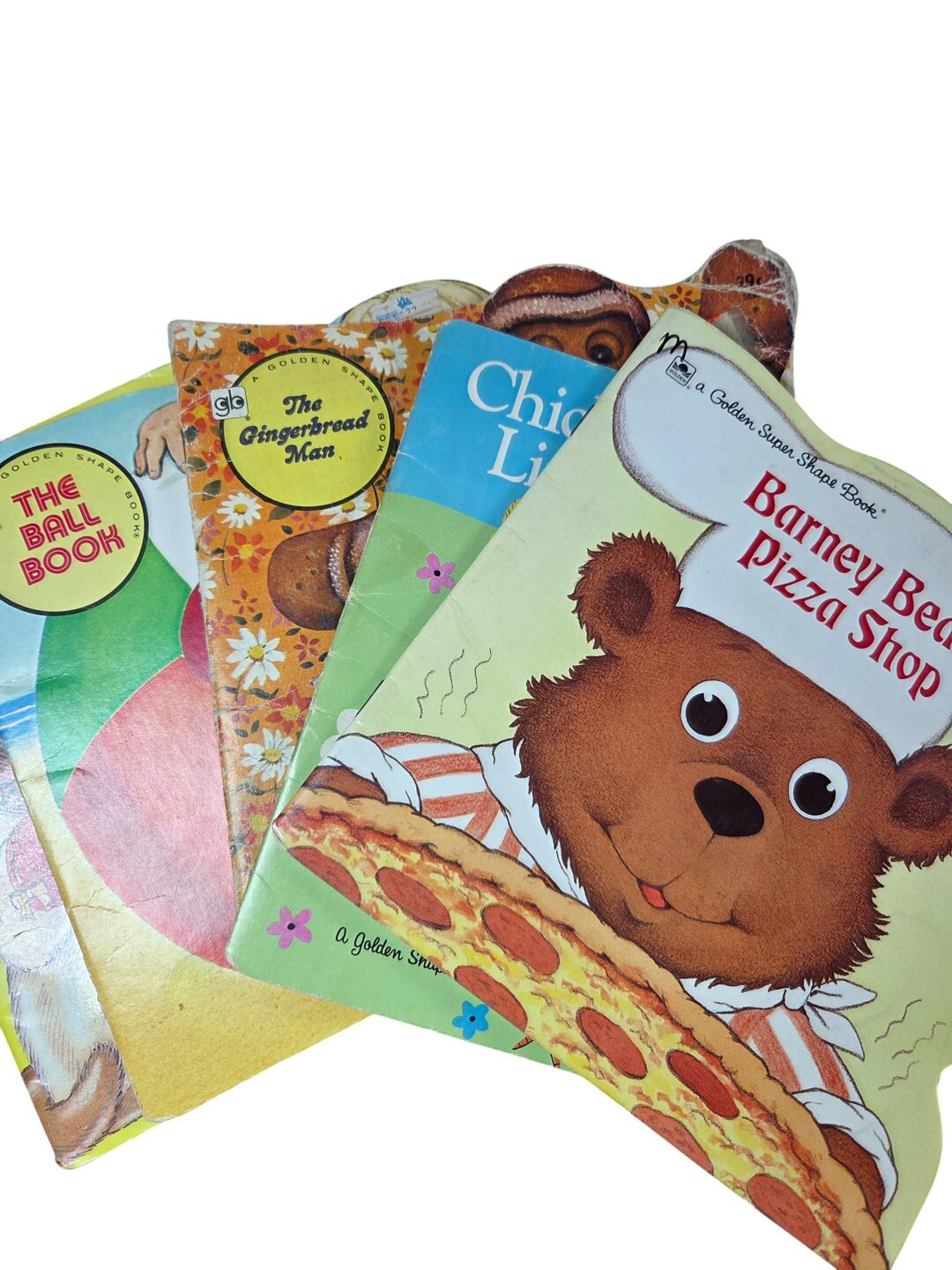 GOLDEN SHAPE Build a Book Lot Choose Titles Paperback Picture Books BB ...