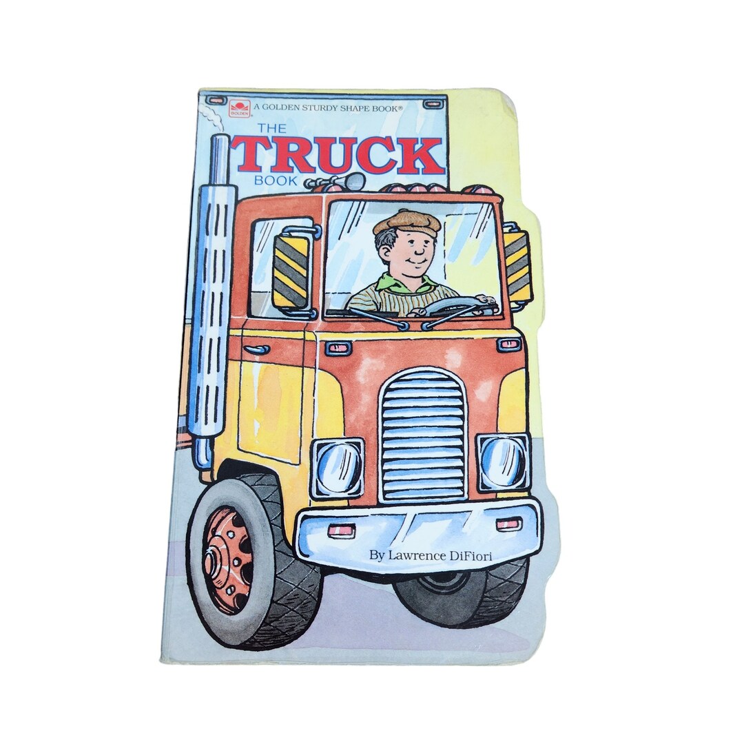 The Truck Book Golden Sturdy Shape Hardcover Board Book P1436 - Etsy
