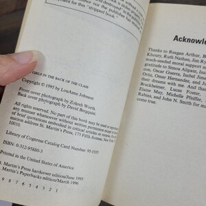 Dangerous Minds the Girls in the Back of the Class Lot of 2 Paperback ...