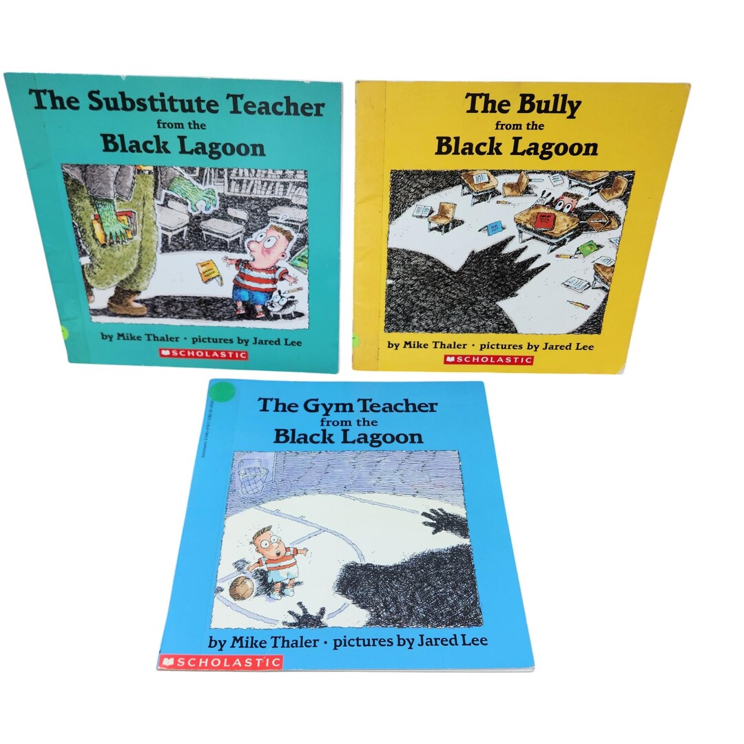 Black Lagoon by Mike Thaler Scholastic Series Vintage Bundle Lot of 3 ...