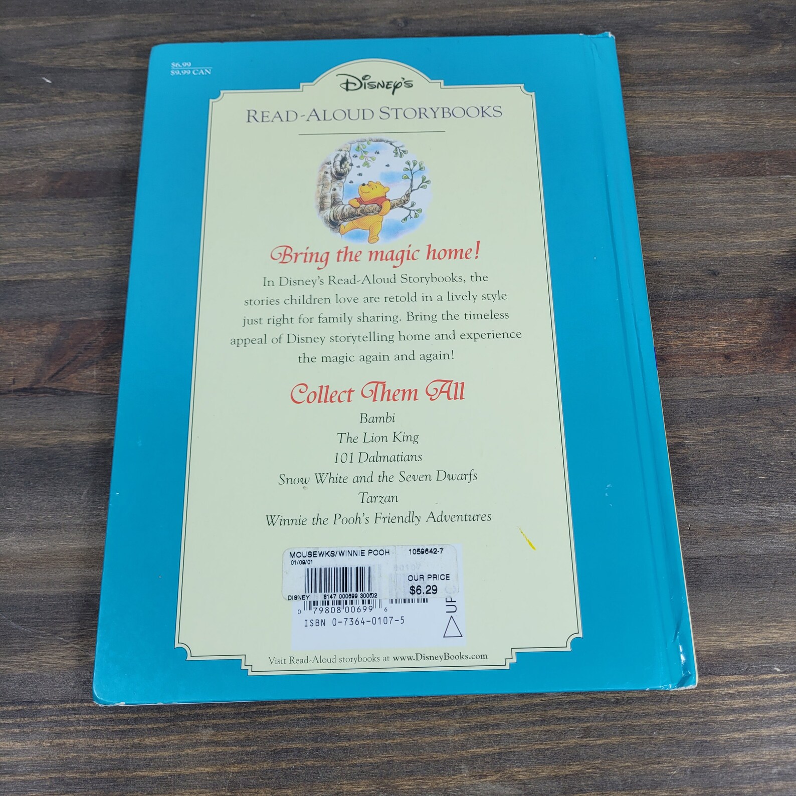 Disney Read-aloud Storybook Series Volume 1 Winnie the Pooh - Etsy