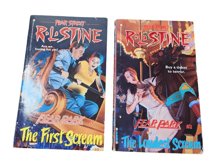 R.L. Stine Fear Street Fear Park 1 2 Set First Second Scream 90s Teen ...