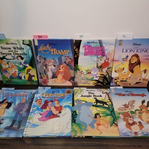 DISNEY GALLERY TWIN and Mouseworks Books Build A Book Lot Collection ...