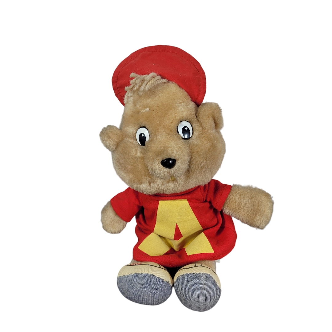 Alvin and the Chipmunks Alvin Plush Doll Stuffed Animal 80s - Etsy UK