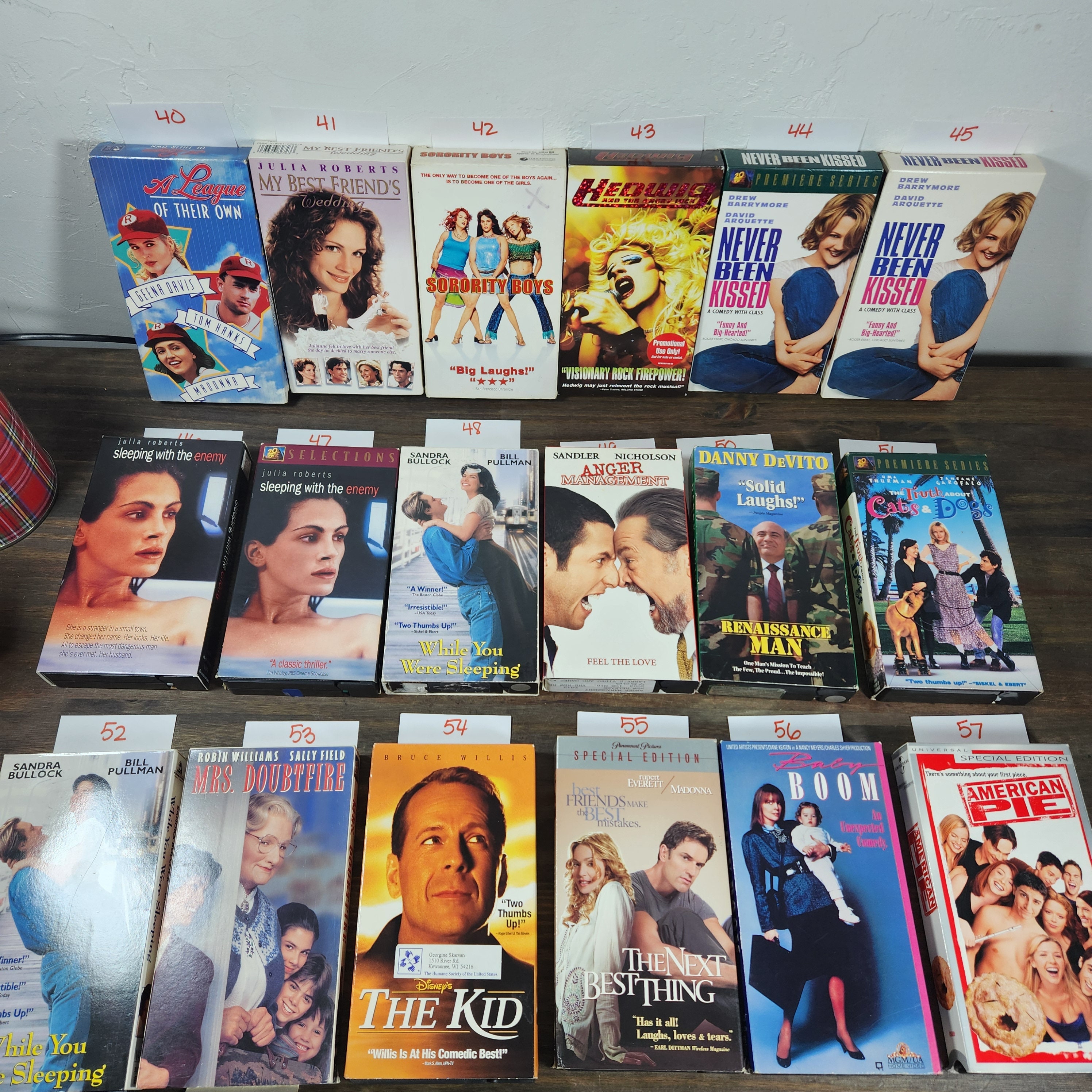 Comedy Drama VHS CHOOSE TITLES Video Cassette Tapes Movies Vintage 80s ...