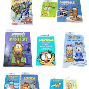 GARFIELD the Cat Build a Book Lot Choose Titles Paperback Picture Books ...