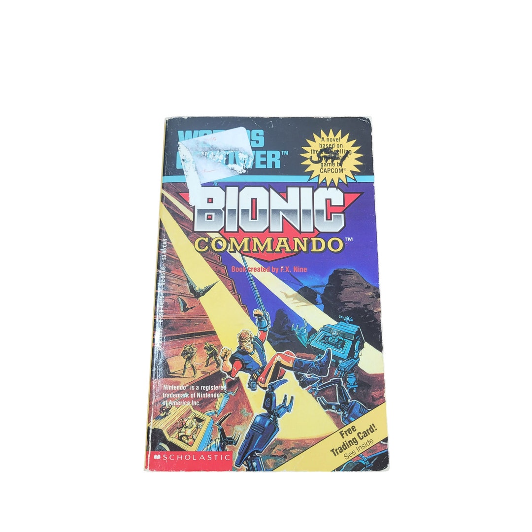 Worlds of Power Bionic Commando Paperback Scholastic Nintendo 1991 ...