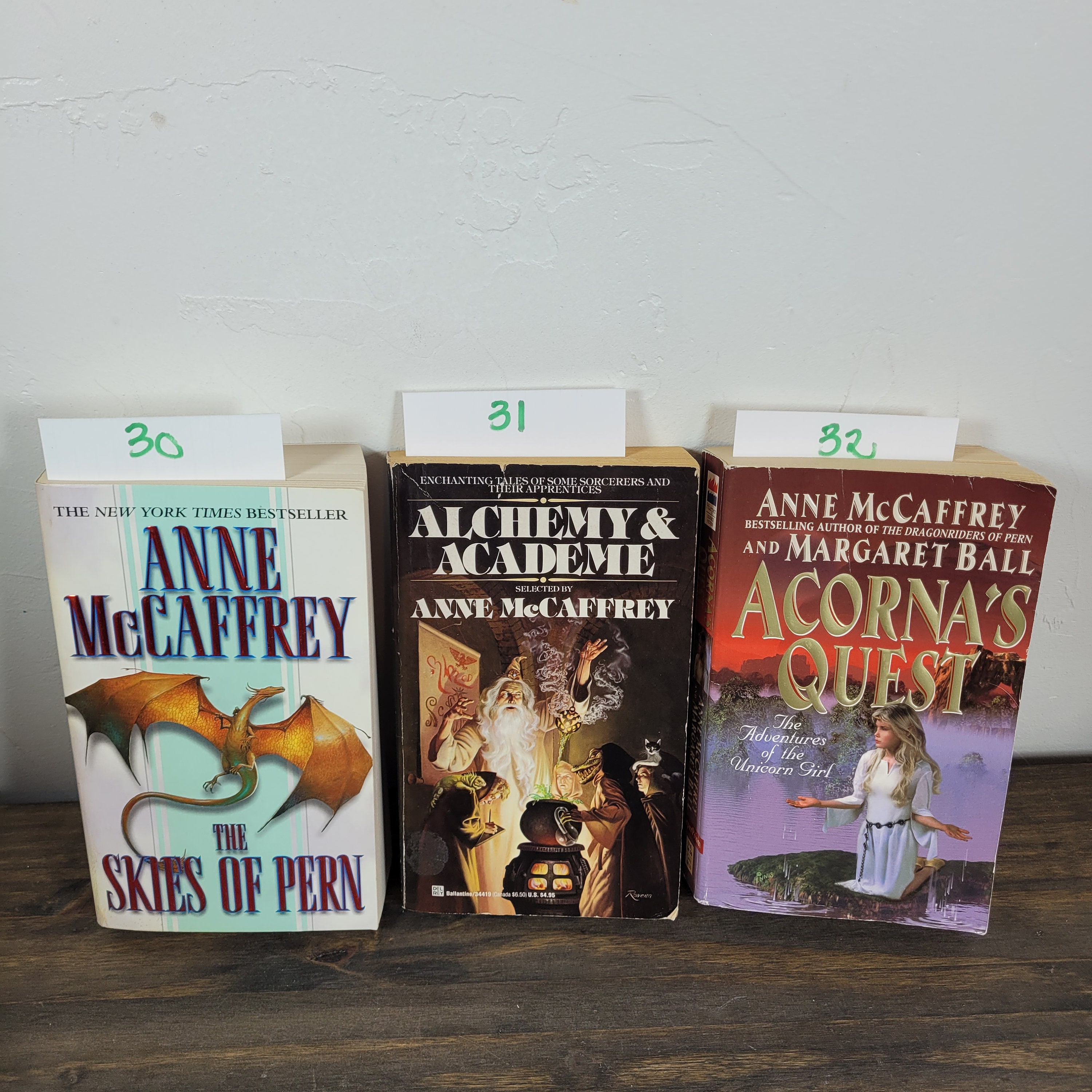 ANNE MC CAFFREY Mccaffreybuild a Book Lot Choose Titles Fantasy ...