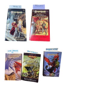 DRAGONLANCE Dragon Lance Build a Book Lot Choose Titles D&D Dungeons and Dragons Paperbacks ...