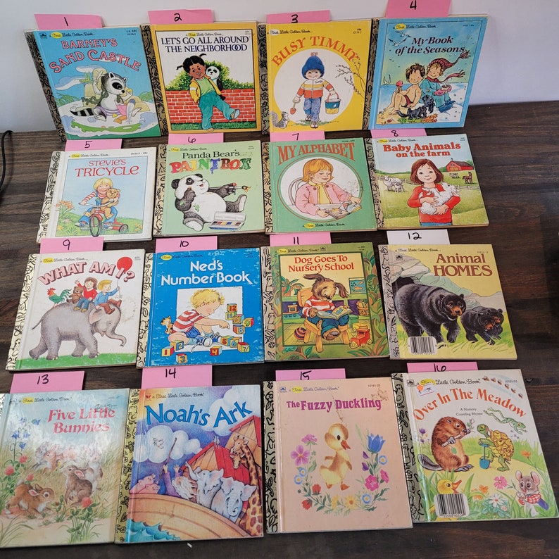 FIRST LITTLE GOLDEN Books Build a Book Lot - Choose Titles Small Size ...